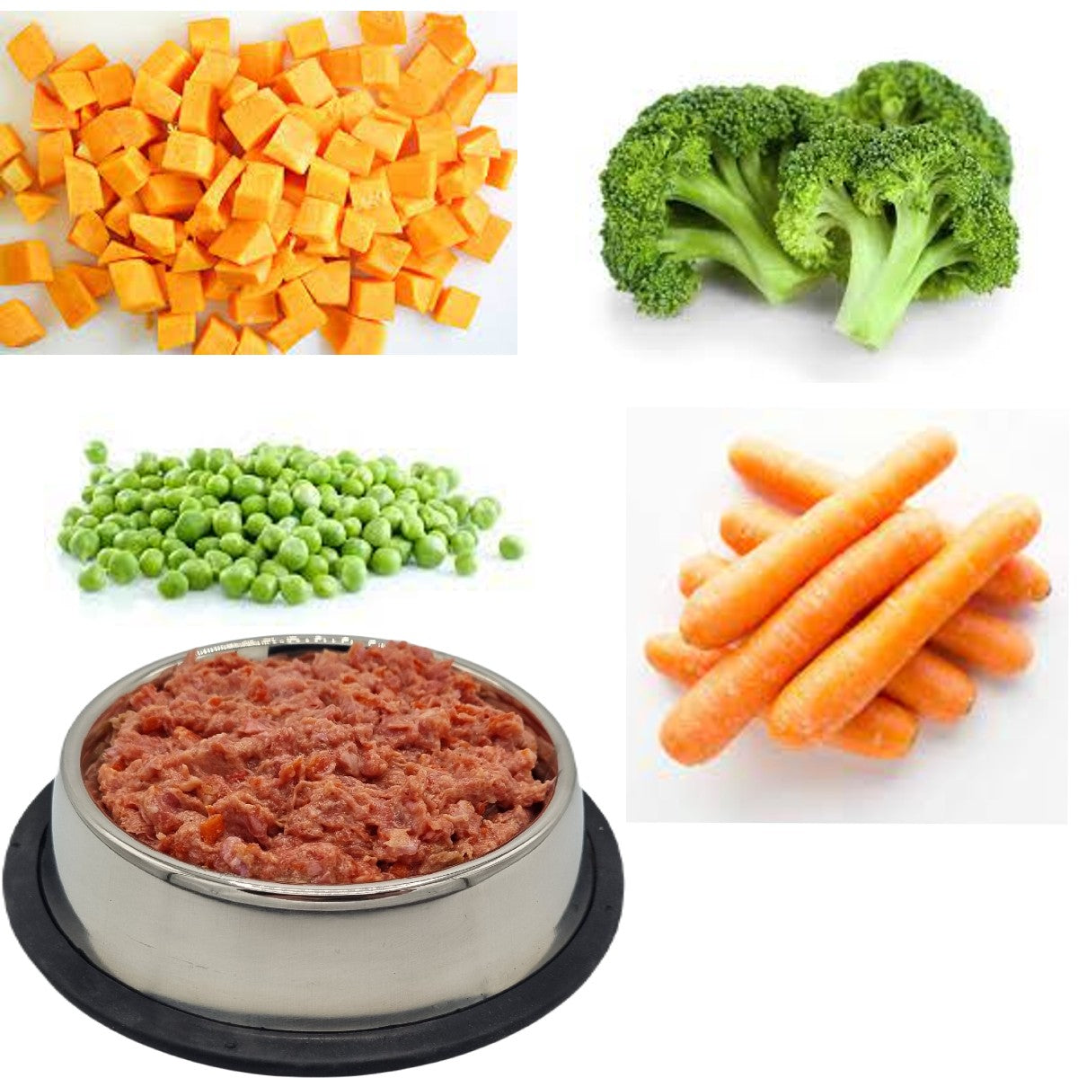 New BARF Raw Dog Food Chicken and Veg Mince Complete Meal · Pet Family